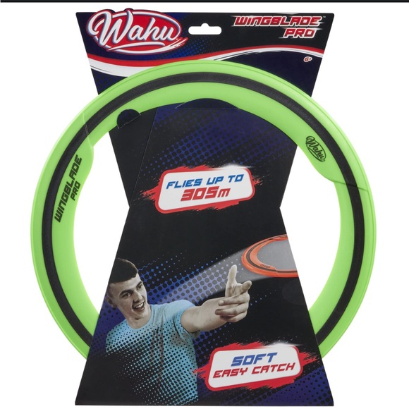 Games | Wahu Wingblade Pro Aerodynamic Flying Green Disc Soft Rubber ...